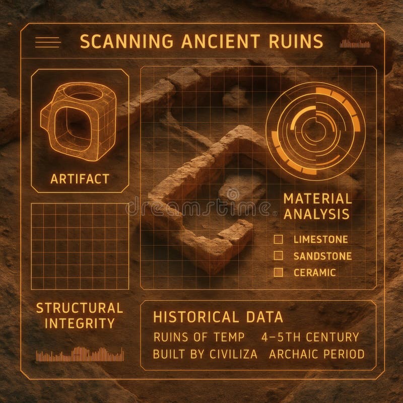 Scanning Ancient Ruins Stock Illustrations – 17 Scanning Ancient Ruins ...