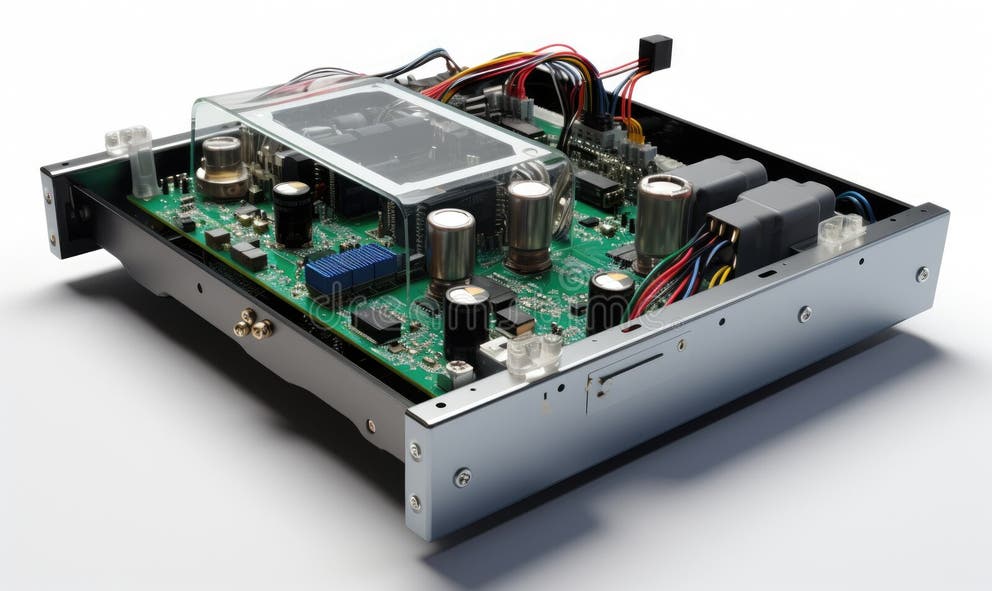 A High-Tech Gadget with Cutting-Edge Electronics Stock Illustration ...