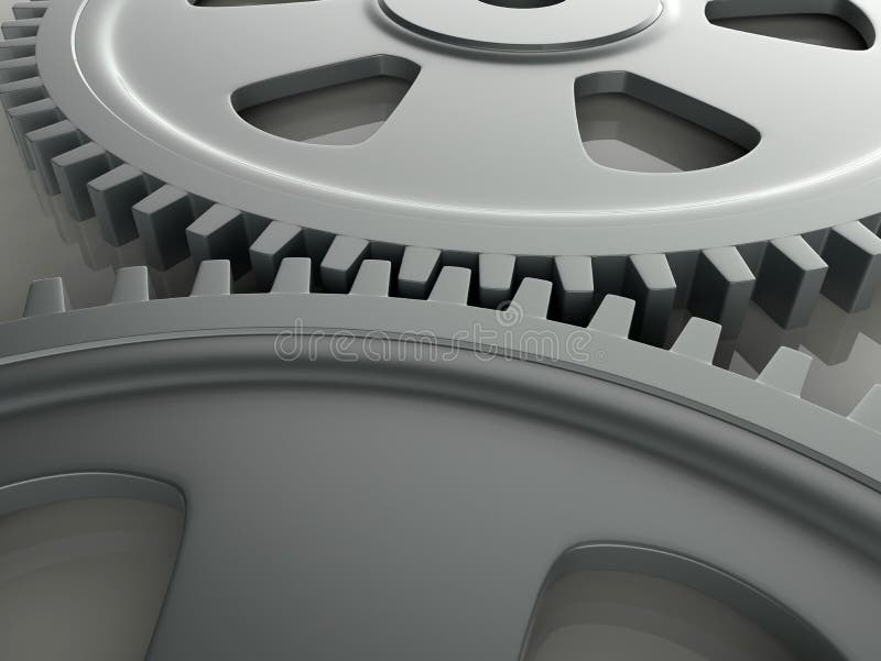 High tech gears stock illustration. Illustration of machinery - 66312146