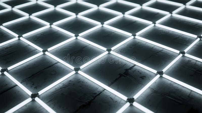 A High-tech Grid Lighting Background Wallpaper Display Board Stock ...
