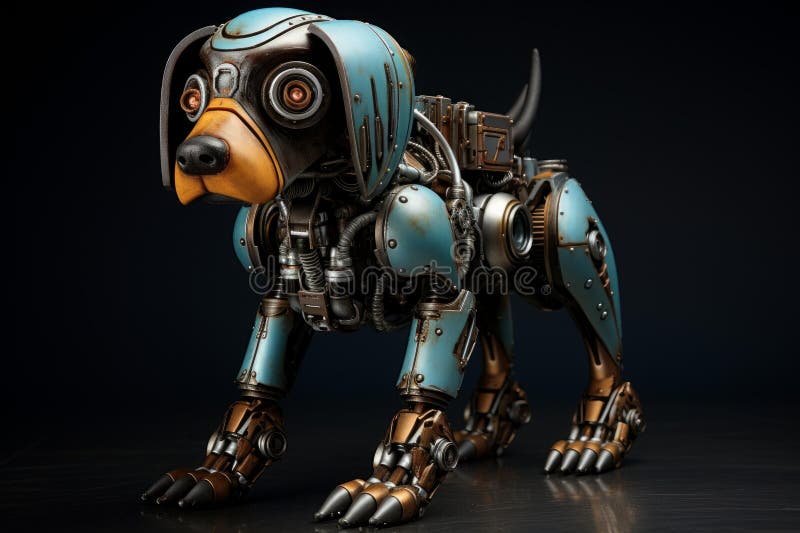 High-tech Home Robot Dog. Generate Ai Stock Illustration - Illustration ... High-tech Home Robot Dog. Generate Ai Stock Illustration - Illustration ...