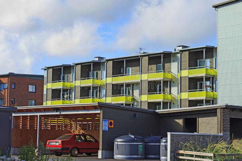 High-tech house and yard stock photo. Image of economy - 68323864