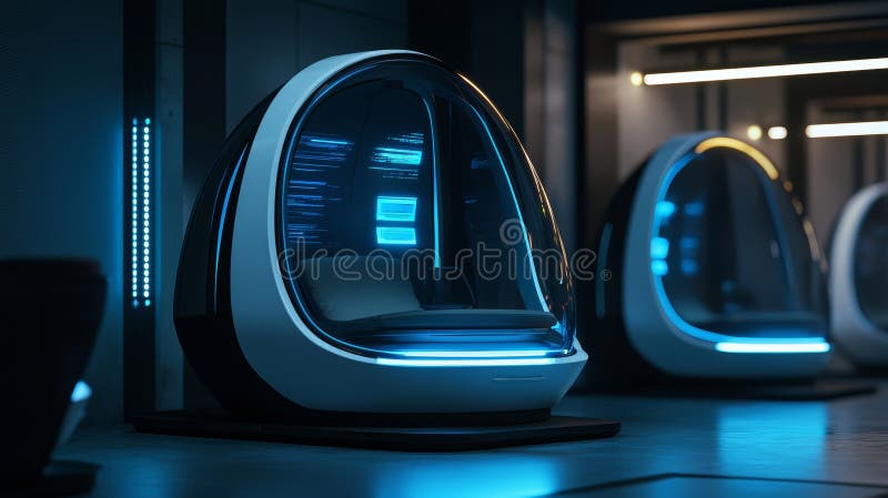 A High-tech Hub Showcasing Quantum Computers Encased in Glass ...