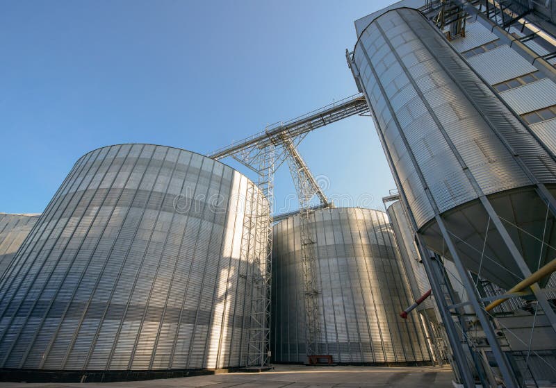 High Tech Industrial Buildings of Modern Plant for Storage and ...