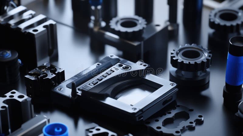 High Tech Industrial Components and Sensors Driving Innovation Stock ...