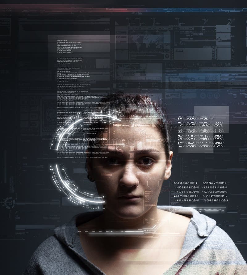 Hi-tech screens stock illustration. Illustration of dimensional - 45288762