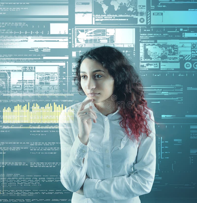 Hi-tech screens stock photo. Image of digitally, external - 45288430