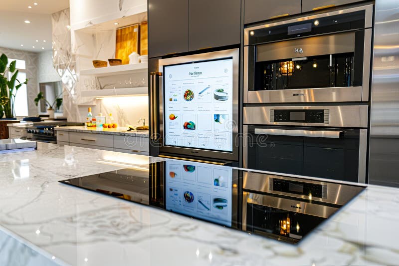 The High-tech Kitchen Showcases a Smart Refrigerator and a Voice ...