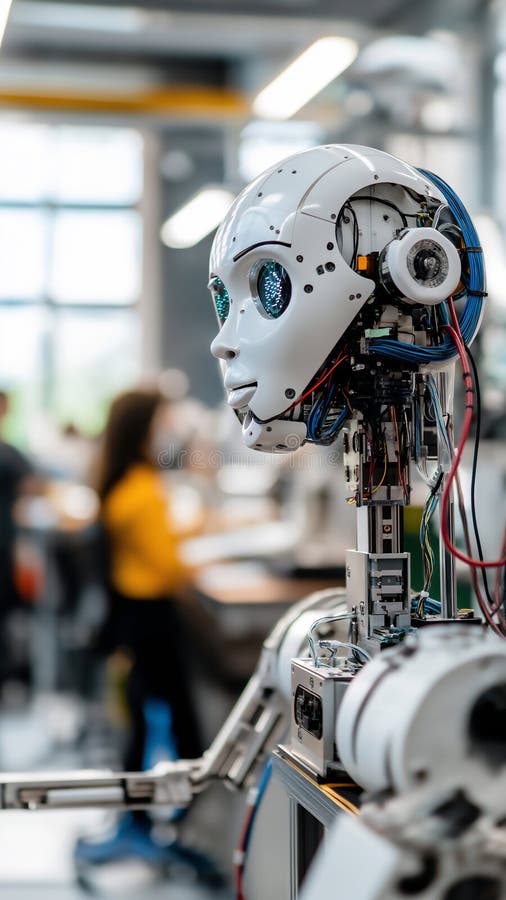 Diverse Team Tests Advanced Robots and AI Tools in High-tech Lab ...