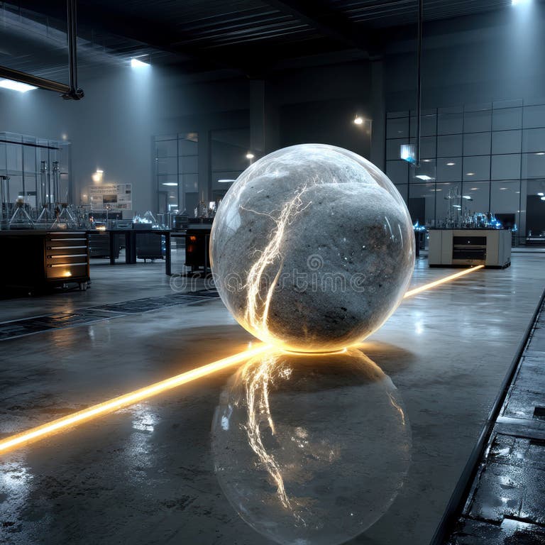A High-tech Lab Hosts a Spherical, Electrifying Symbol of Innovation ...