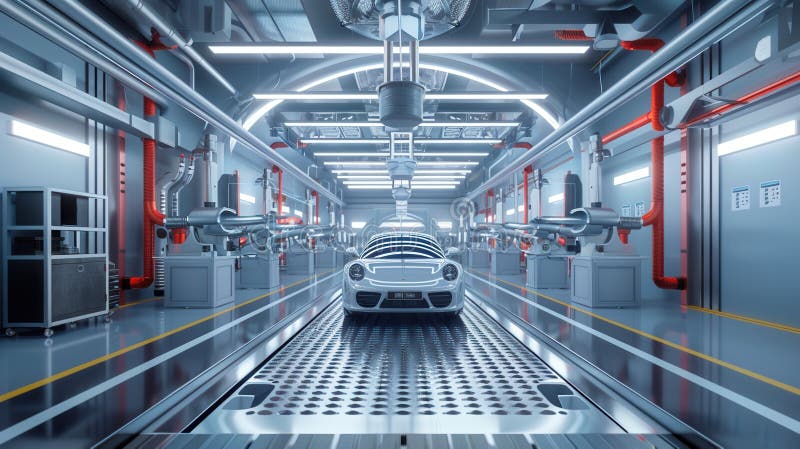 High Tech Lab Testing Environment for Finished Vehicles Showcasing ...