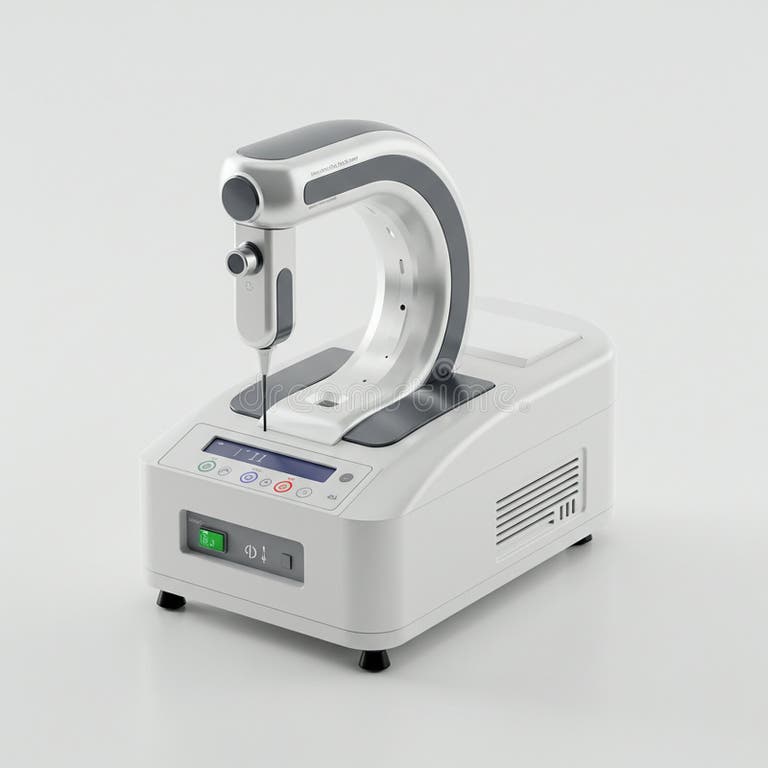 High-tech Laboratory Device Featuring a U-shaped Arm with a Precision ...