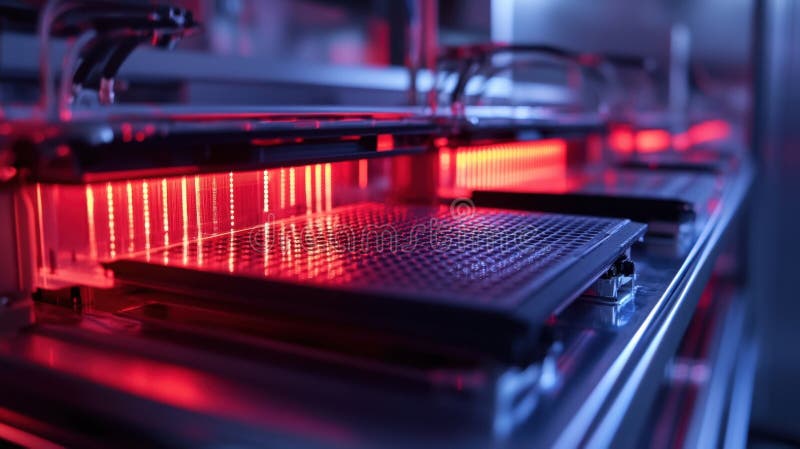 Advanced Laboratory Equipment Red Laser Technology Stock Photos - Free ...
