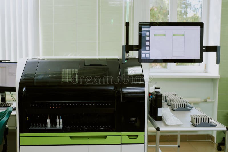 High-Tech Laboratory Equipment for Scientific Research Stock Image ...