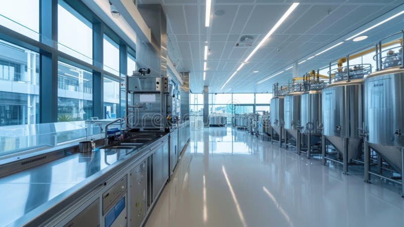 High-Tech Laboratory Experimenting with Fermentation for Innovative ...