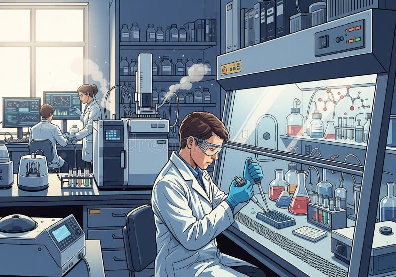 Numerous Reagent Bottles Stock Illustrations – 6 Numerous Reagent ...