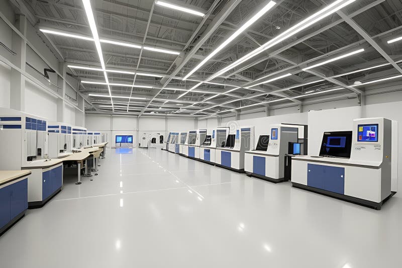 A High-tech Laboratory Filled with Intricate Laser-powered Machines ...