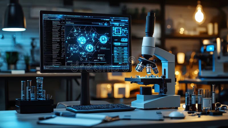 High-tech Laboratory Research Innovation in Modern Science Equipment ...