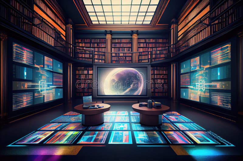 Library Screens Stock Illustrations – 177 Library Screens Stock ...