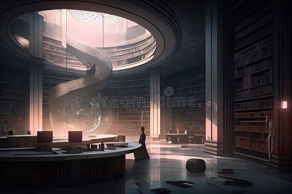 High-tech Library, Where Information is Accessed and Shared with Ease ...