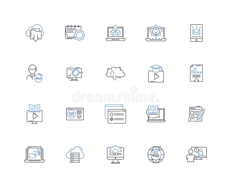 High-tech Line Icons Collection. Innovation, Robotics, Automation ...