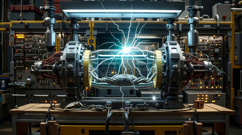 A Machine that is Sitting on Top of a Table Stock Photo - Image of ...