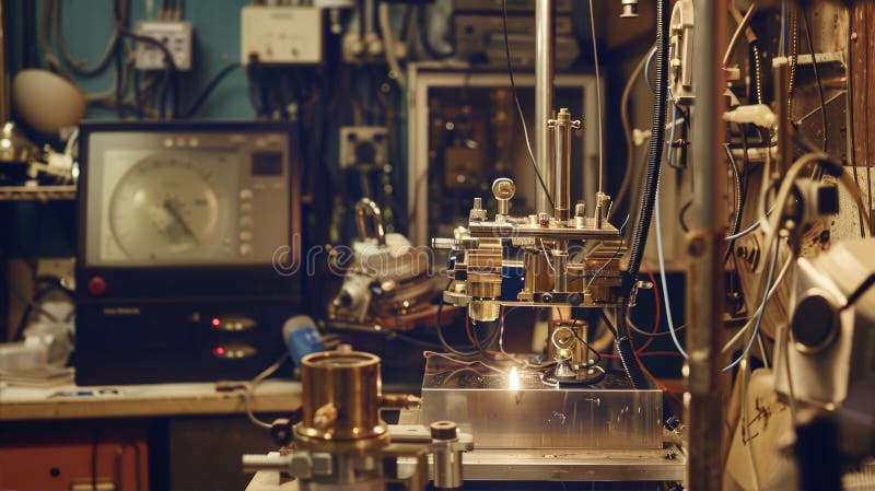 High-tech Machine in Research Laboratory Stock Photo - Image of ...