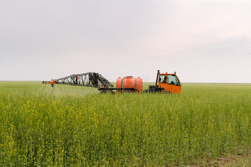 High-tech Machines Optimize Work in the Fields Stock Photo - Image of ...