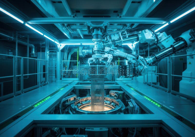 Robotic Arm Performs Precision Operations in Maintenance Bay with ...