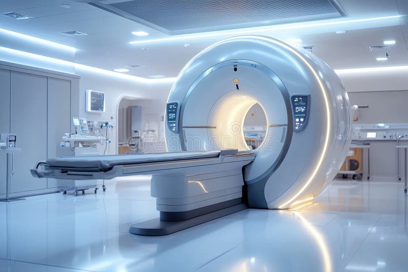 High-tech Medical Imaging Device in a Modern Hospital Setting during ...