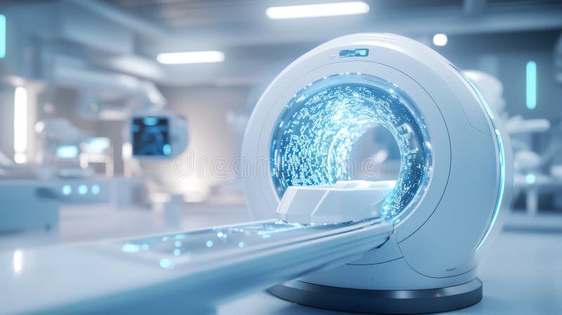 High-tech Medical Technology: MRI or CT Scan Diagnostic Instruments in ...