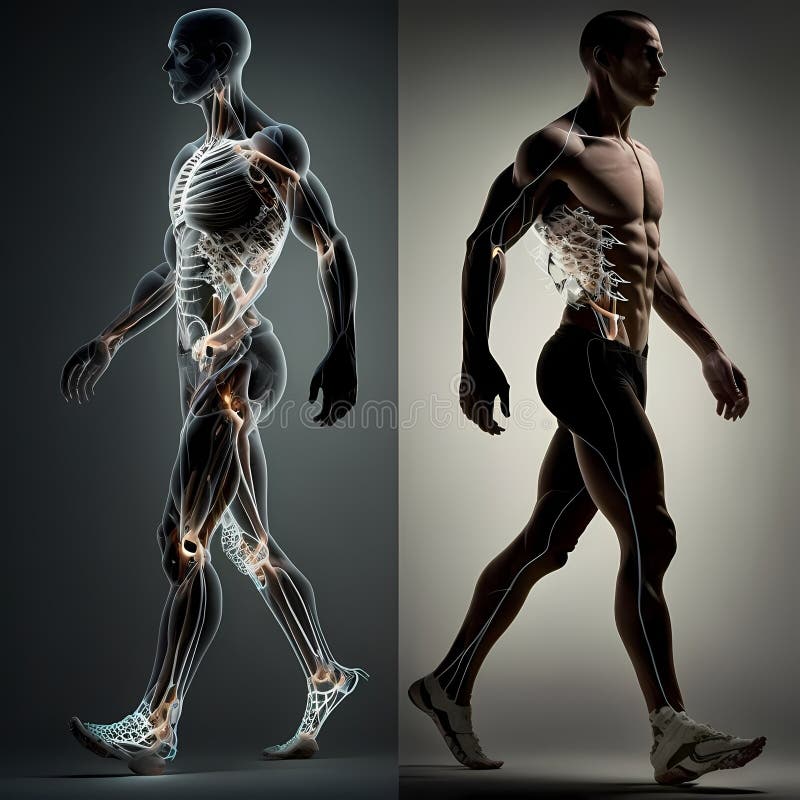 High Tech Men Robot. Generative AI Stock Illustration - Illustration of ...