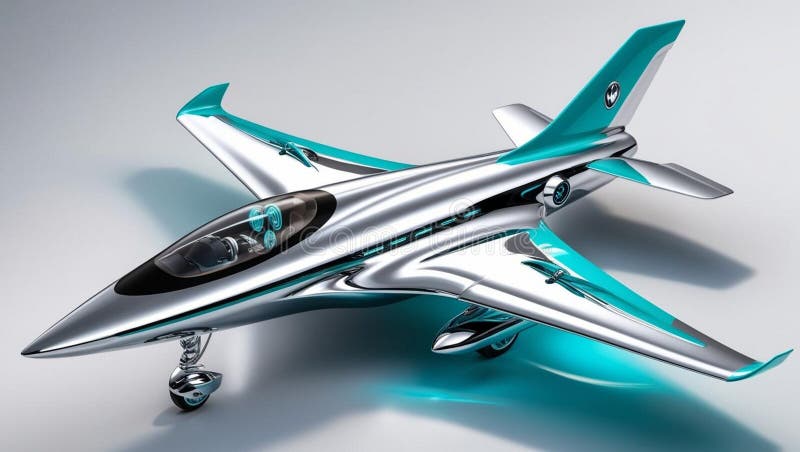 High-tech Military Aircraft with Artificial Intelligence Stock ...