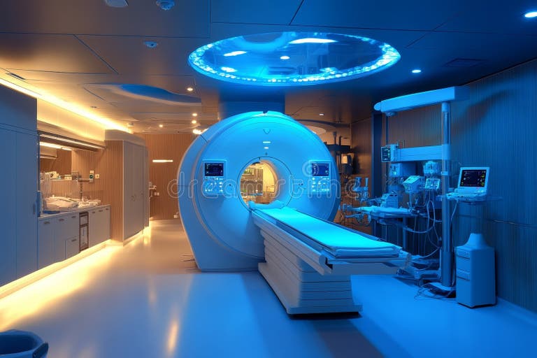 High-tech Modern CT Scan Room in the Modern Hospital Stock Photo ...