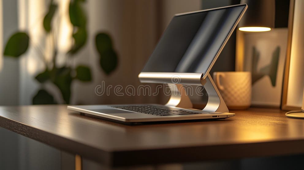 High-tech Modular Aluminum Laptop Stand Enhances Workspace with Modern ...
