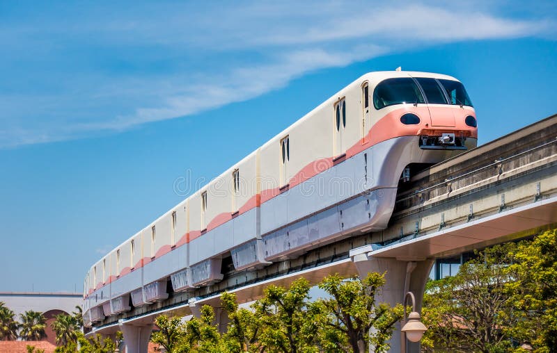 Track of monorail stock image. Image of monorail, rail - 96124299