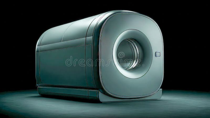 High-tech MRI Machine with Elegant Design Installed on Smooth Black ...