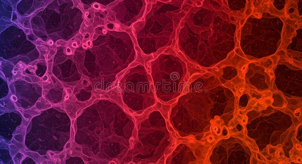 High-Tech Nanotechnology Abstract Background Stock Illustration ...