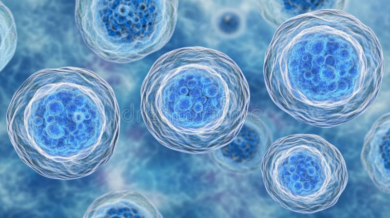 A High-tech Nanotechnology Medical Device, Illustrated in Blue ...