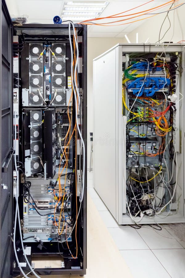 High tech network servers stock image. Image of connection - 67613753