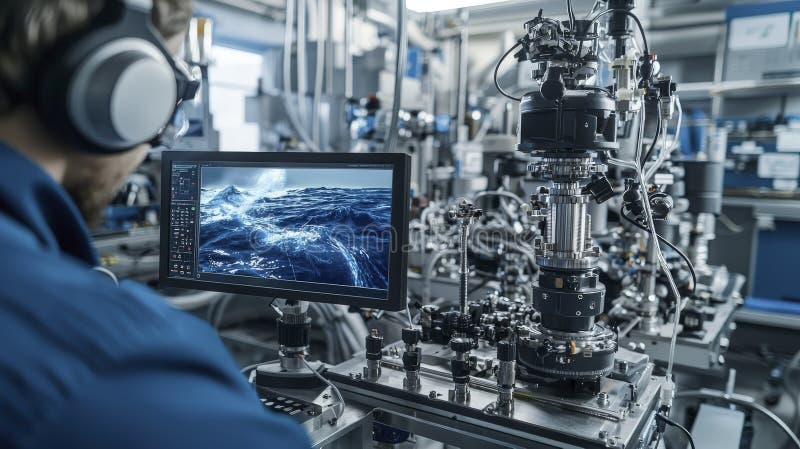 High-tech Ocean Current Measurement Device Research Lab Technology ...