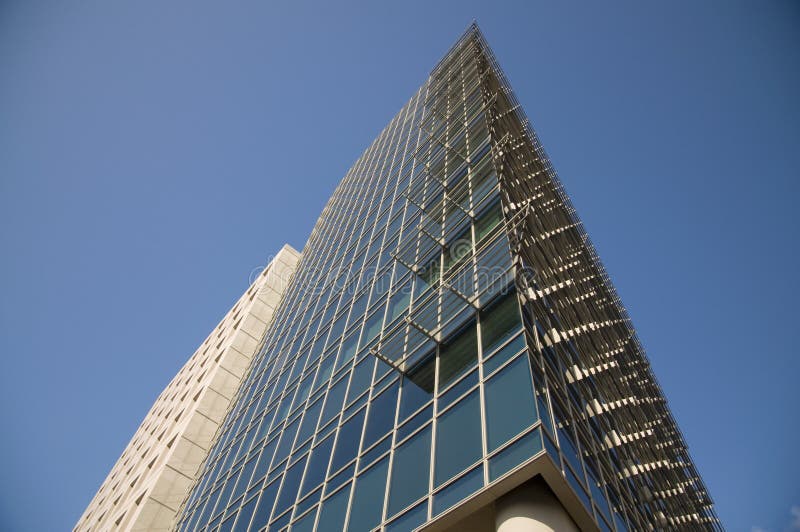 High-tech office building stock photo. Image of masonry - 14681562