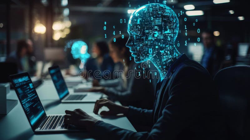 A High Tech Office Conducts Cybersecurity Awareness Training with AI ...