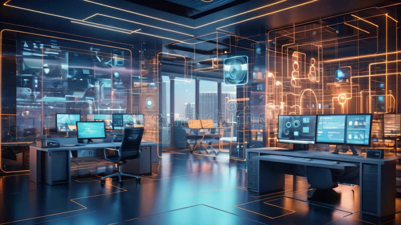 3D Interior of a Modern Villa on the Sea Stock Video - Video of ...