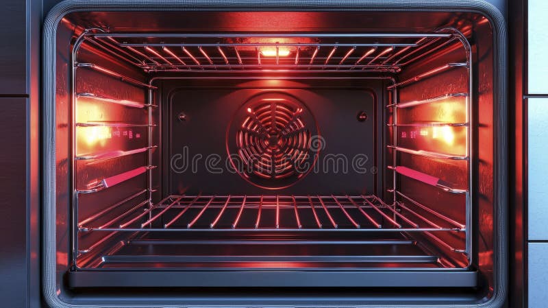 High-tech Oven with Digital Controls in Modern Kitchen Interior Design ...