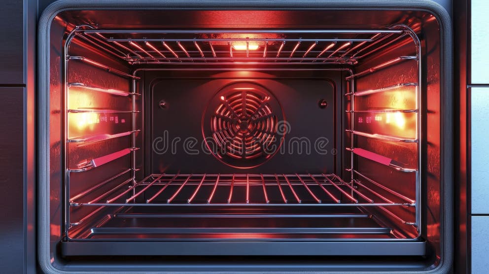 High-tech Oven with Digital Controls in Modern Kitchen Interior Design ...
