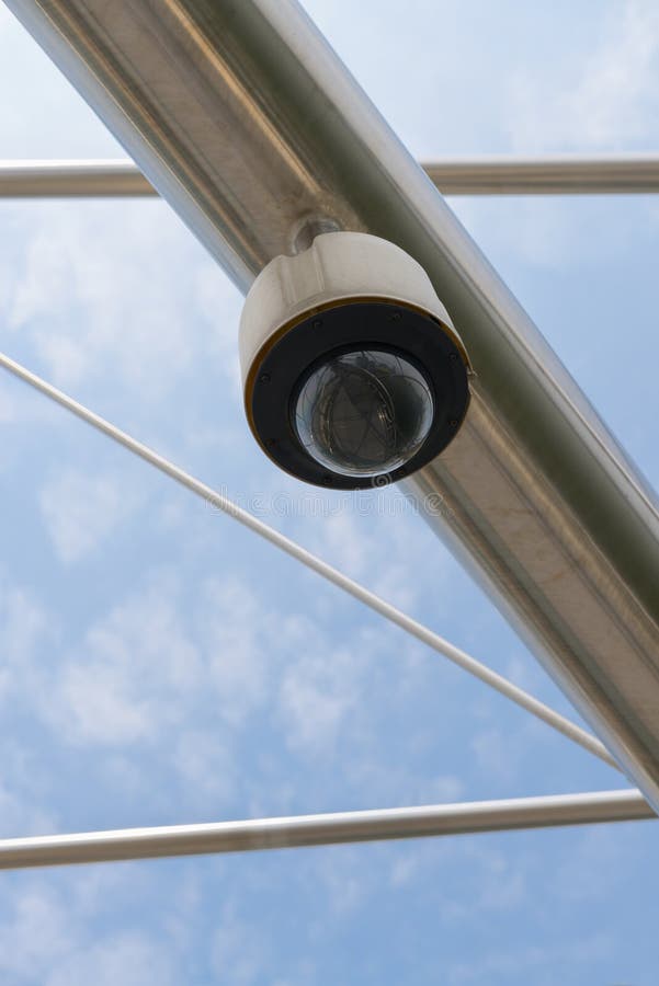High tech security camera stock photo. Image of detail - 30275366