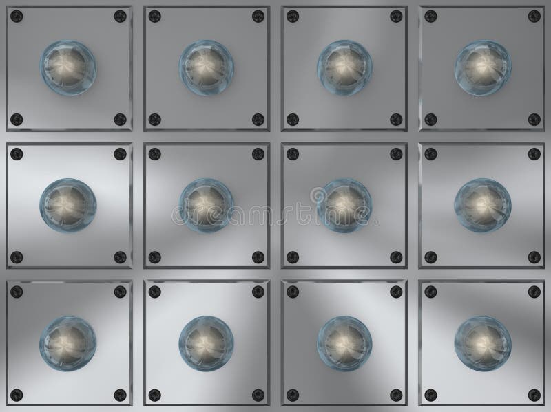 High tech panel stock illustration. Illustration of lights - 12019646