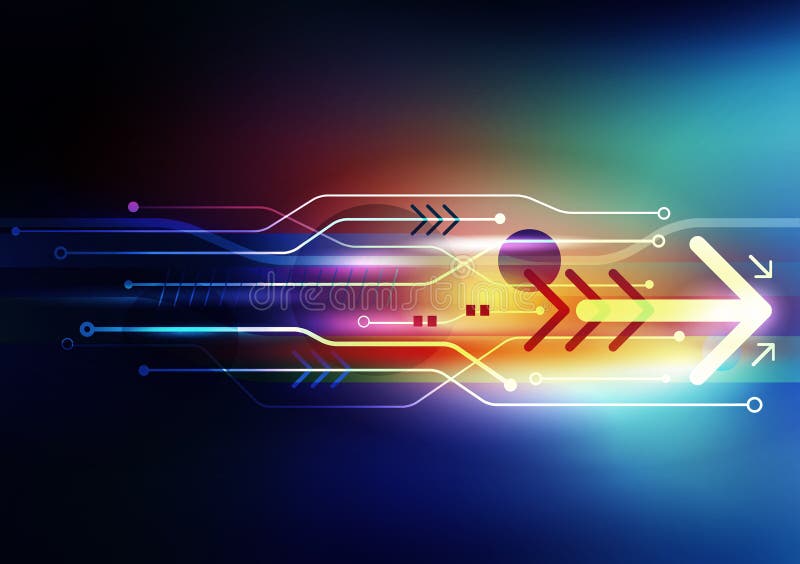 High tech pattern backdrop stock illustration. Illustration of shape ...