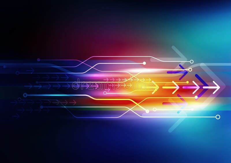 High tech pattern backdrop stock illustration. Illustration of shape ...